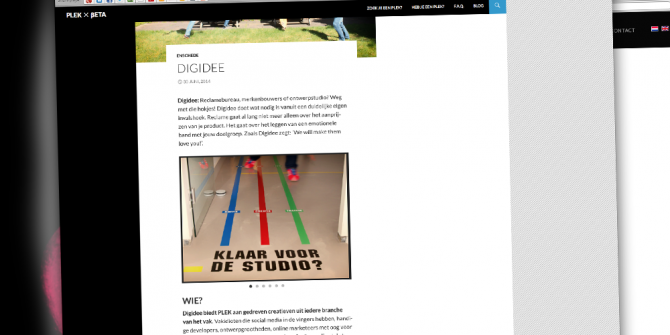 Er is een PLEK voor jou bij Digidee! – Digidee